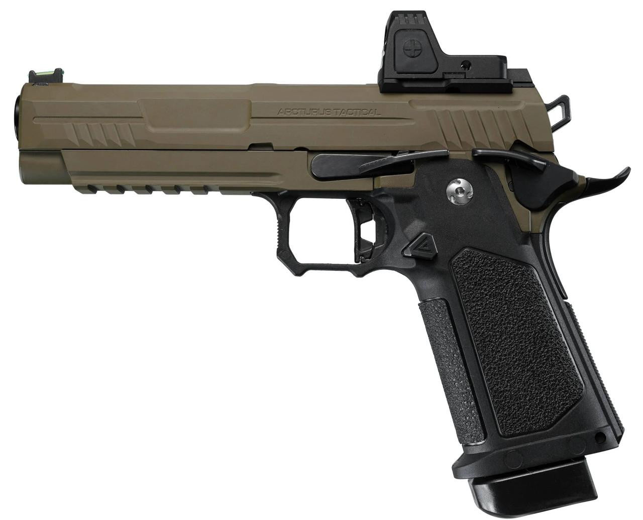 ARCTURUS Vanguard 5" Hi-Capa GBB Airsoft Pistol w/ Optics Ready Slide ...